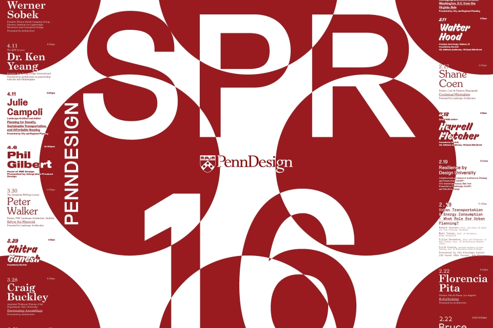 University of Pennsylvania School of Design Announces Spring 2016 ... University of Pennsylvania School of Design Announces Spring 2016 ...
