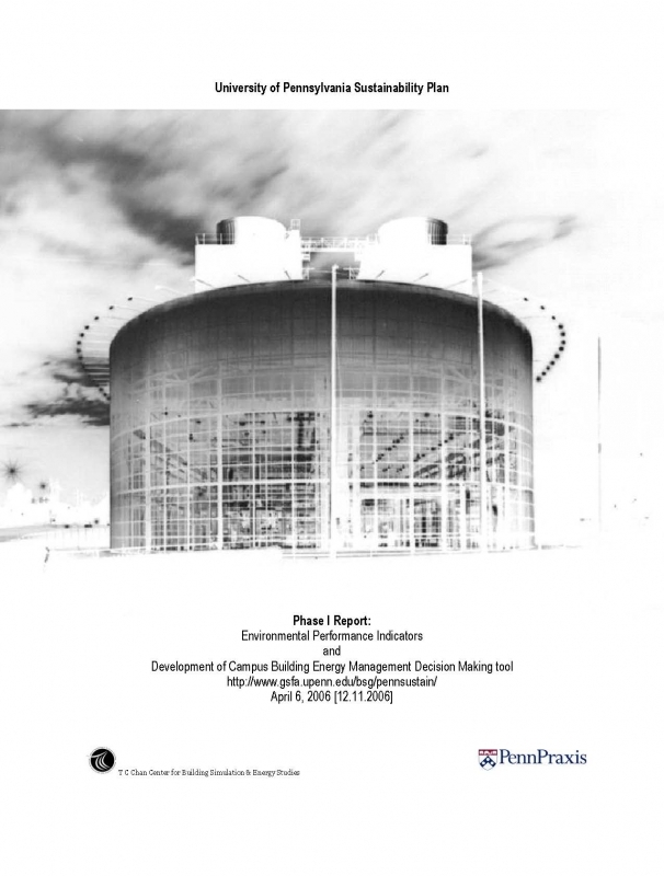 University of Pennsylvania Sustainability Plan | Weitzman